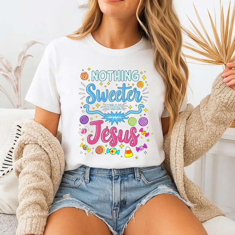 Jesus Png - Nothing Sweeter Than Jesus PNG - Cute Christian Png - Faith ...