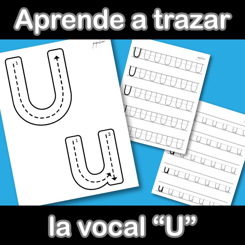 Easy-to-color Vowel Tracing Sheets, Ideal for Toddlers, Preschool ...