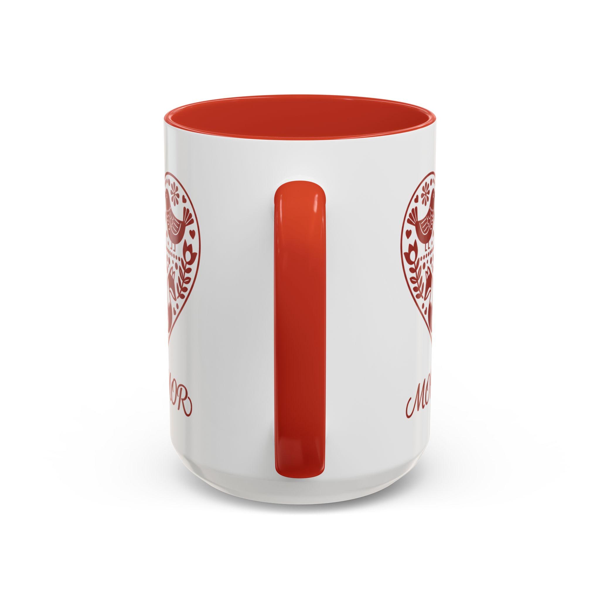 Mormor Mug | Scandinavian Floral Heart, Swedish Grandma Gift - Etsy