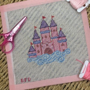 Magical Princess Castle Needlepoint Canvas - Dream Collection - 18 Mesh ...