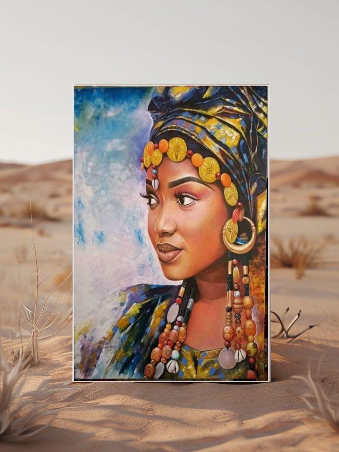 African Queen Portrait - Etsy
