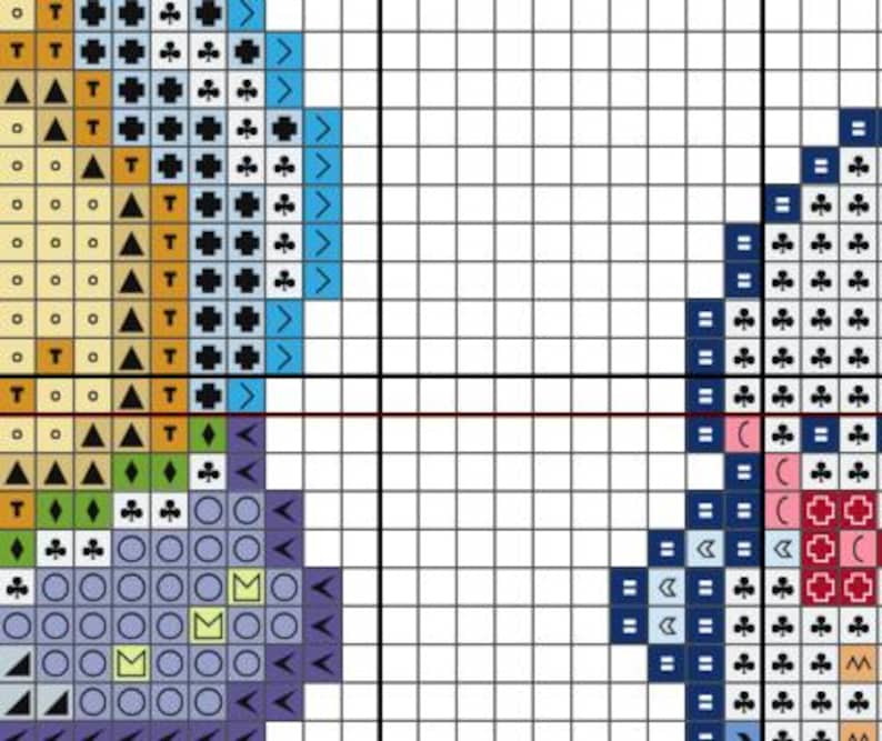 Love and Deepspace Mascots Cross Stitch Pattern, Love and Deepspace ...