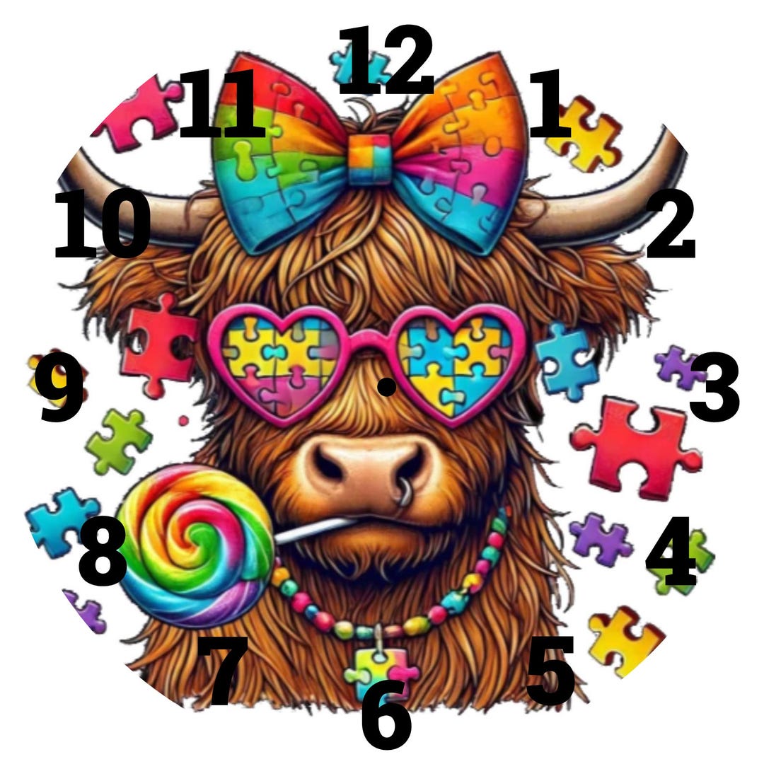 Sublimation Clock SVG - Etsy