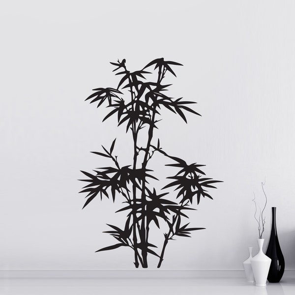 Bamboo Wall Decal - Etsy