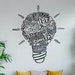 Lightbulb Motivational Wall Decal Quote. Office Decor, Creative Words ...