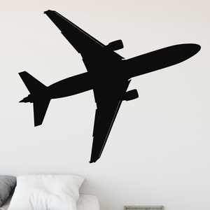 Airplane in Flight Wall Decal. Kid's Room, Pilot Enthusiast, 737 ...