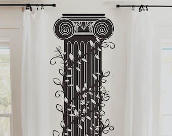 Greek Column Destroyed Sticker - Etsy