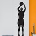 Basketball Wall Decal Sticker. Basketball Hoop Player Shooting. Boy's ...