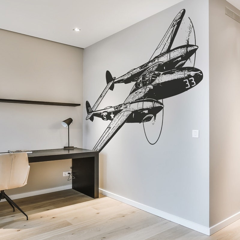 Plane Wall Decal - Etsy