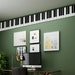 Music Room Decor. Keyboard, Piano Keys Wall Decal Sticker. 88 Keys ...
