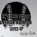 Vinyl Wall Decal Sticker Babe Ruth Quote 5430s - Etsy