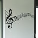 Music Note Vinyl Wall Decal Sticker. Music Class Room Studio | Etsy