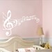 Music Note Vinyl Wall Decal Sticker. Music Class Room Studio | Etsy
