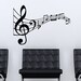 Music Note Vinyl Wall Decal Sticker. Music Class Room Studio | Etsy