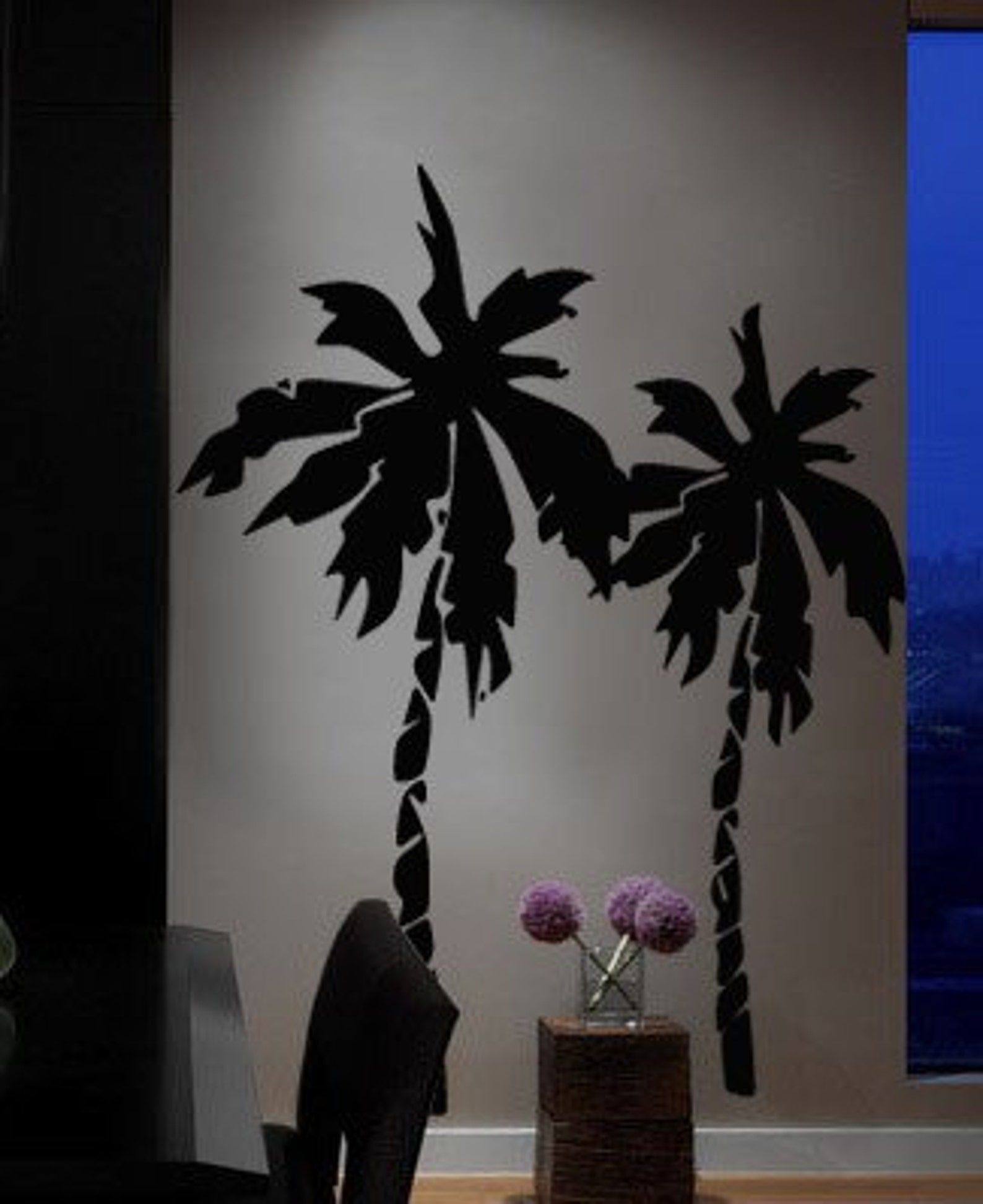 Florida Palm Trees Wall Decal. Tropical Home Decor. Palm Tree - Etsy