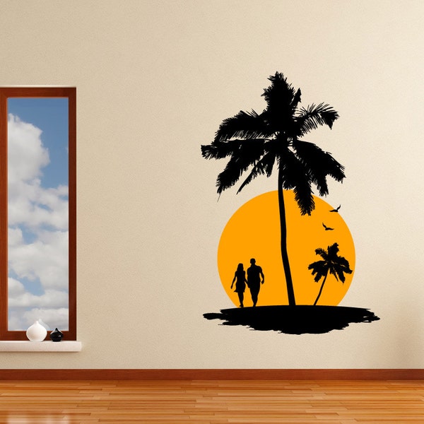 Sunset Wall Decal - Etsy