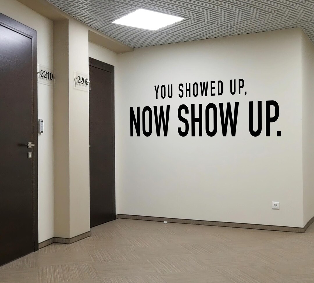 Motivational Quote Wall Decal Gym, Fitness, Office, or Home ...