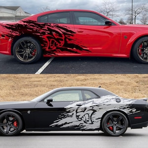 Hellcat Decal Sticker for Hellcat Car, Challenger, Charger, Durango SRT ...