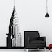 Chrysler Building NYC New York City Vinyl Wall Decal Sticker ...