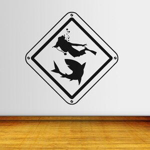 Vinyl Wall Decal Sticker Scuba Sign Osaa753m - Etsy
