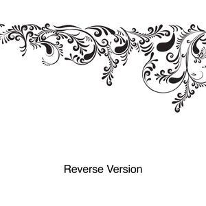 Swirl Flower Wall Decal Sticker. Floral Ornaments Wall Sticker. Closet ...