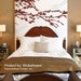 Vinyl Wall Decal Sticker Corner Tree Floral Branches 391s - Etsy