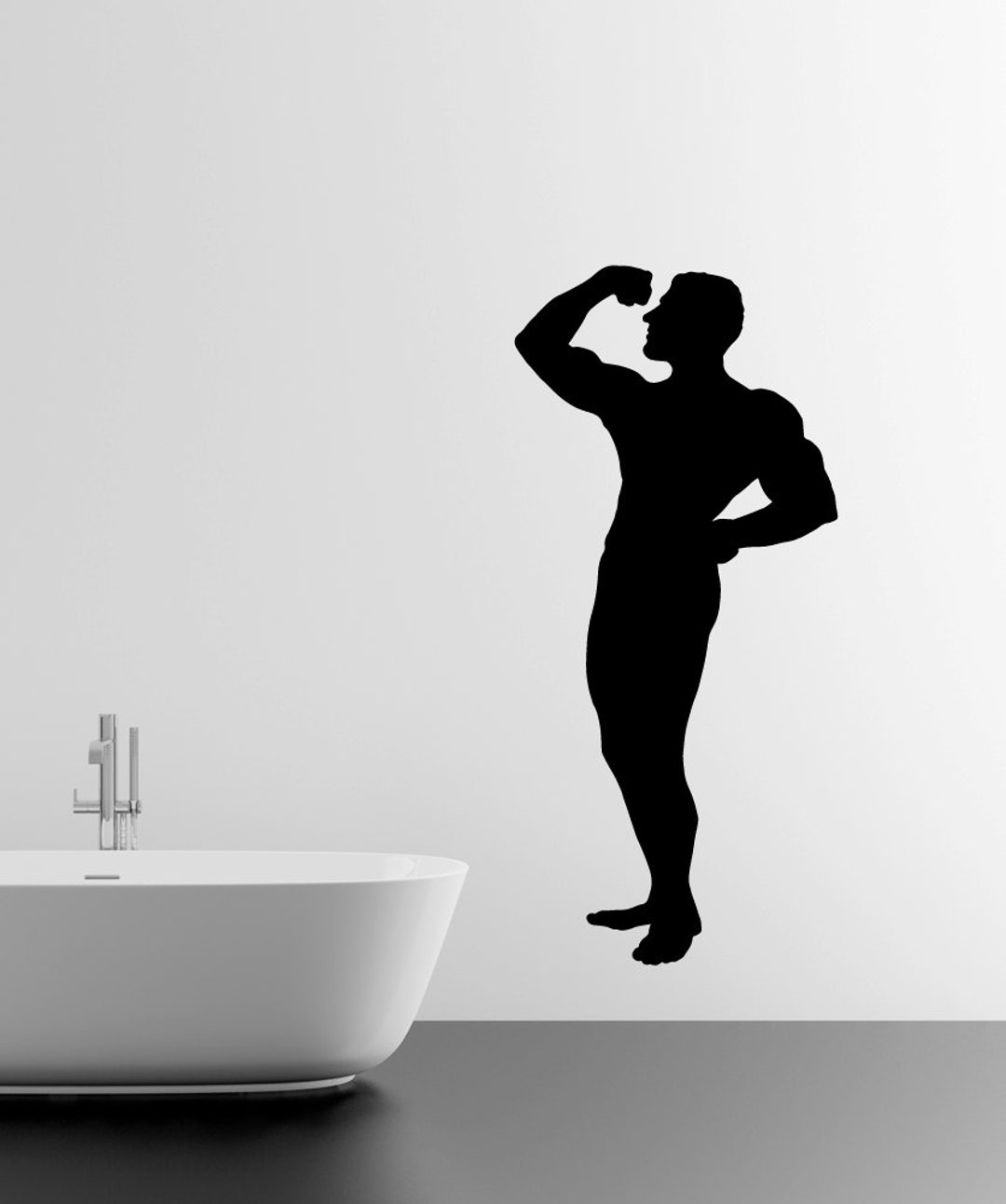Vinyl Wall Decal Sticker Flexing OSMB534B - Etsy