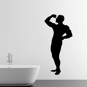 Vinyl Wall Decal Sticker Flexing OSMB534B - Etsy