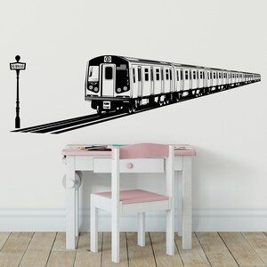 New York City Subway Wall Decal Sticker. NYC Train Transportable. Urban ...