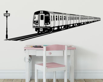 Nyc Subway Sticker - Etsy