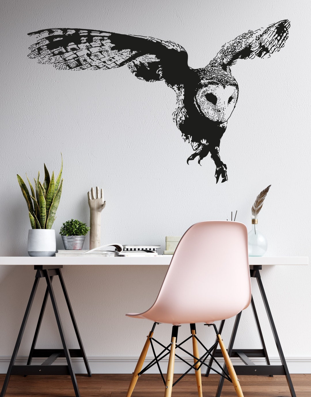 Australian Owl Flying Vinyl Wall Decal Sticker. Kid's Bedroom / Nursery ...