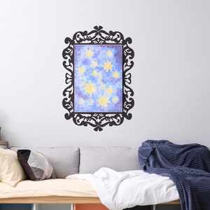 Picture Frame Wall Decal Sticker. Frame Accessory. Border Around ...