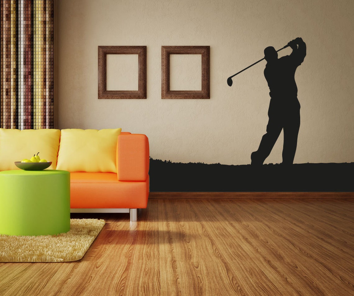 Vinyl Wall Decal Sticker Golfing Osaa713s - Etsy