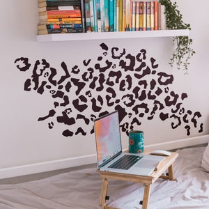 Cheetah Print Wall Decal Sticker. Spots Decal Sticker Leopard Print ...