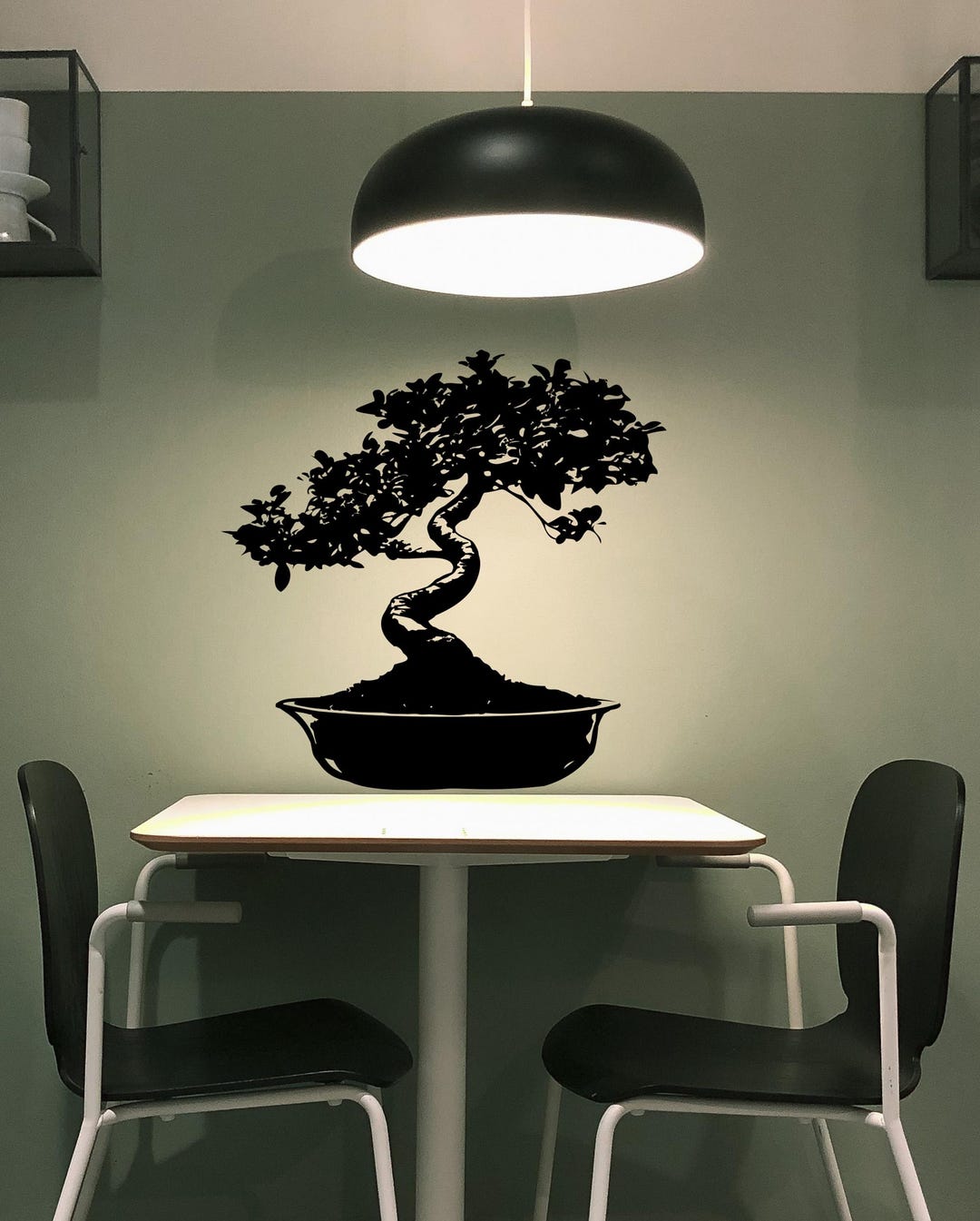 Bonsai Tree Wall Decal Sticker. Japanese Theme Home Art Decor. Asian ...