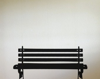 Park Bench Sticker - Etsy