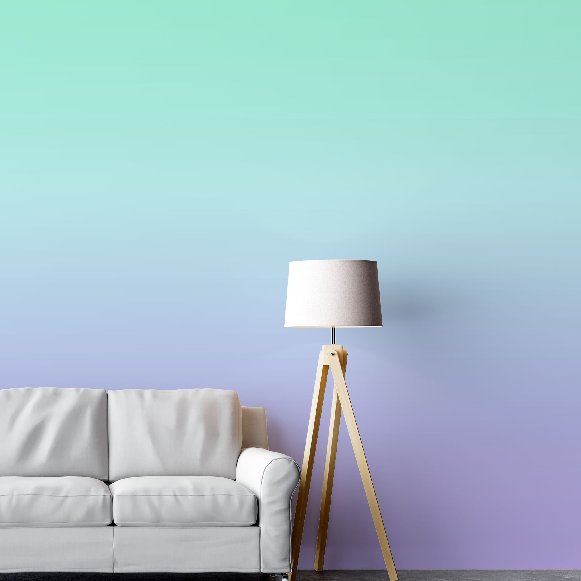 Light Purple And Turquoise Bedroom