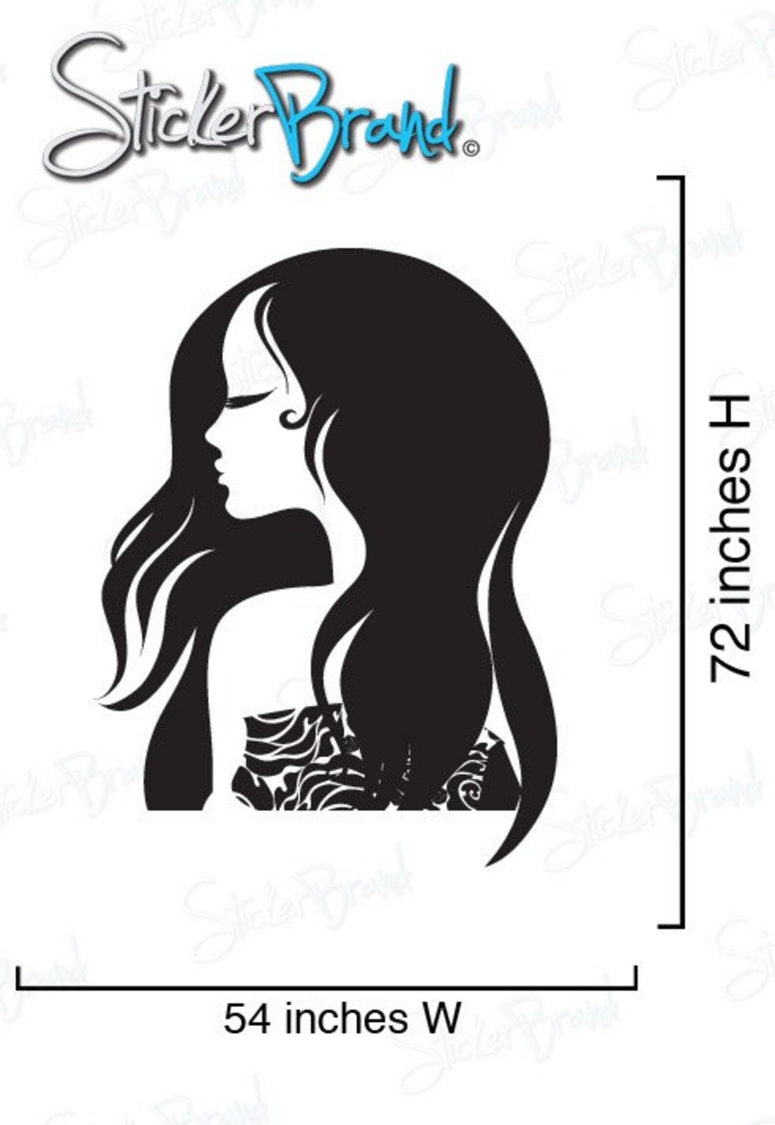 Vinyl Wall Decal Sticker Stylist Hair 572B | Etsy