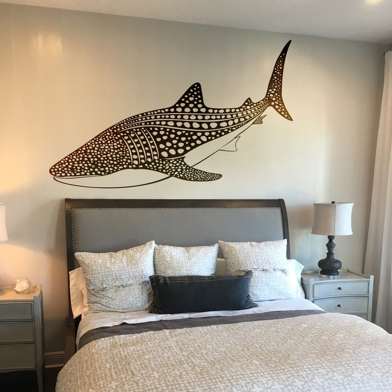 Whale Shark Wall Decal Sticker. Nursery Home Decor, Bedroom Wall Decor ...