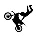 Extreme Motocross Bike Flip Wall Decal. Dirt Bike Xtreme - Etsy