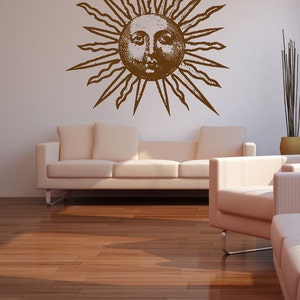 Vinyl Wall Decal Sticker Sun OSAA207B - Etsy