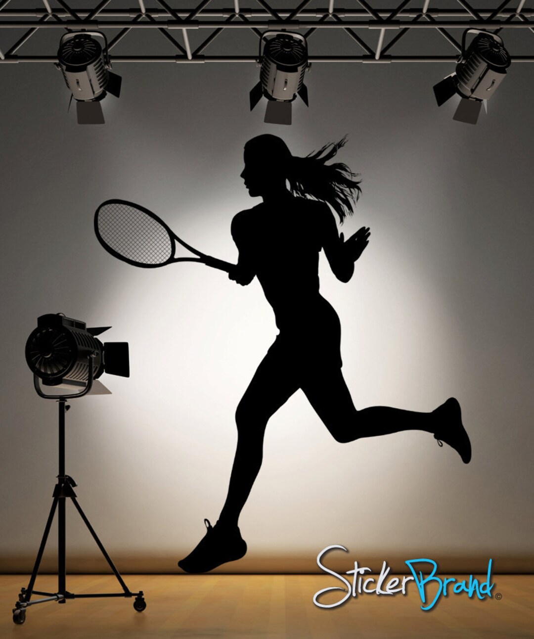 Vinyl Wall Decal Sticker Tennis Player AC181B - Etsy