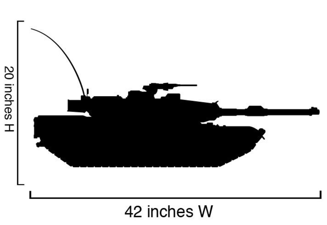Vinyl Wall Decal Sticker Military Tank Item 211 - Etsy