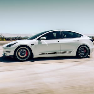 Tesla Model 3, Model Y Graphic Decal Sticker. Side Door Rocker Panel ...