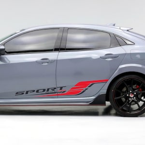Car Decal for Honda Accord / Civic Sports Racing Graphic Decal Sticker ...