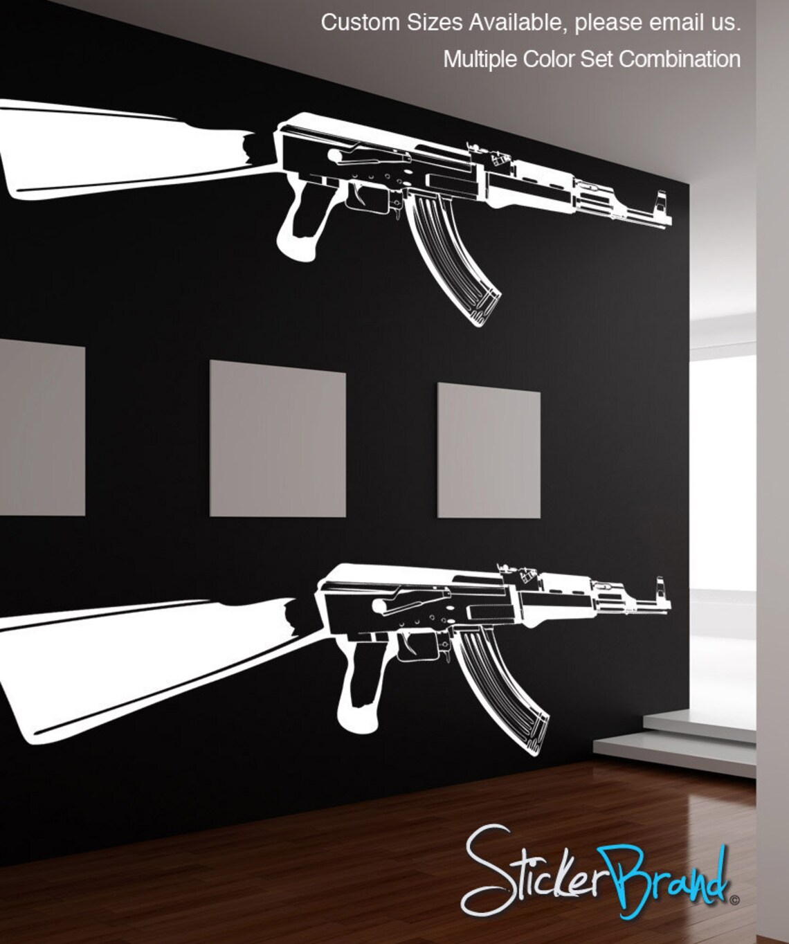 Military AK-47 Machine Guns Weapon Vinyl Wall Decal Sticker. - Etsy Canada