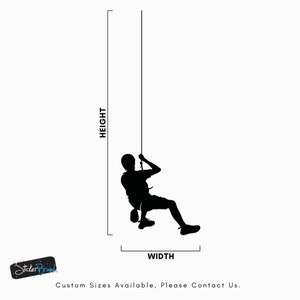 Rock Climbing Vinyl Wall Decal Sticker. Indoor Climbing Wall Decor. Gym ...