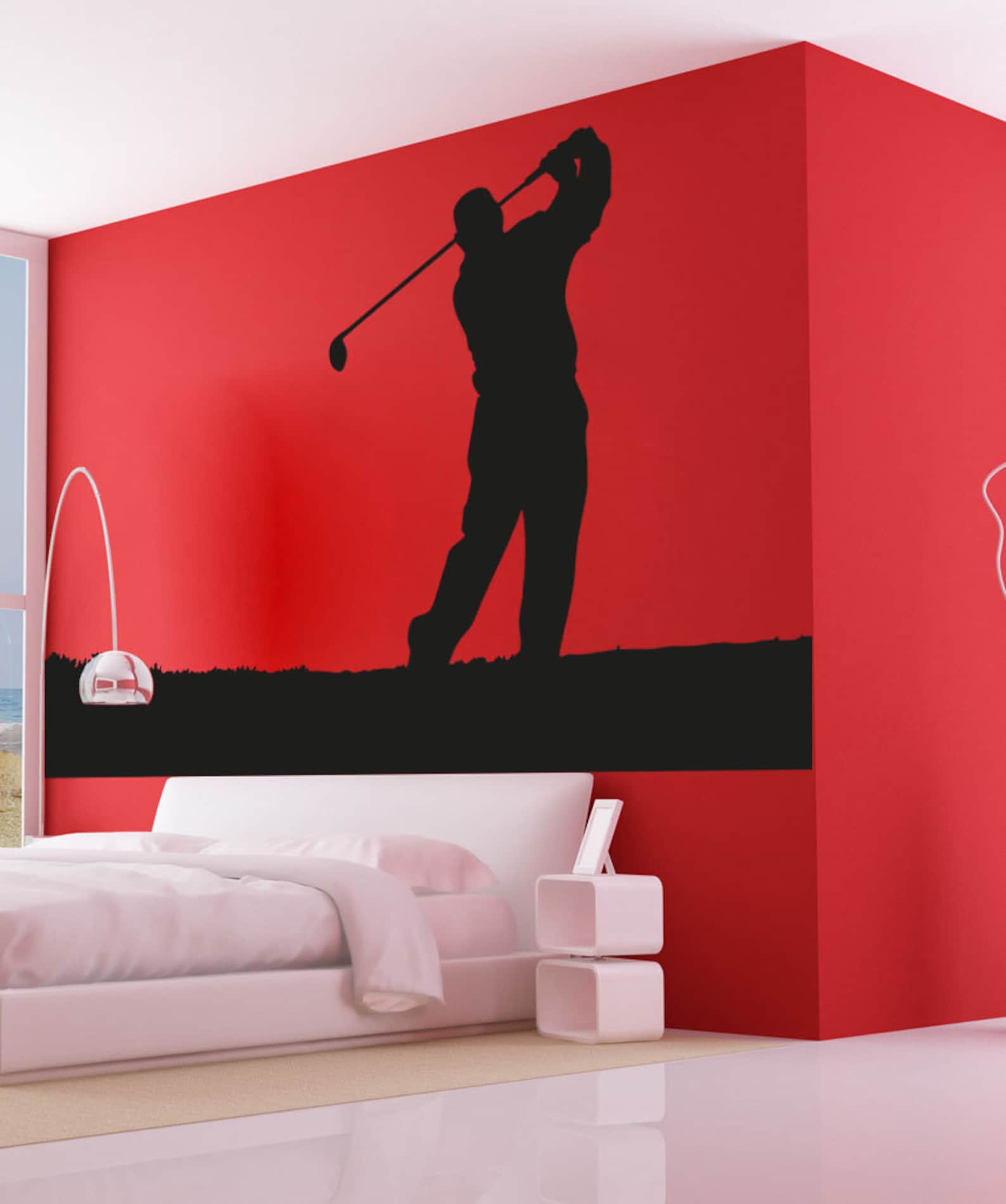 Vinyl Wall Decal Sticker Golfing Osaa713s - Etsy