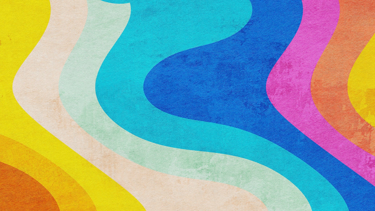 Rainbow Wallpaper Abstract Retro Rainbow Pattern Wall Mural Peel and ...