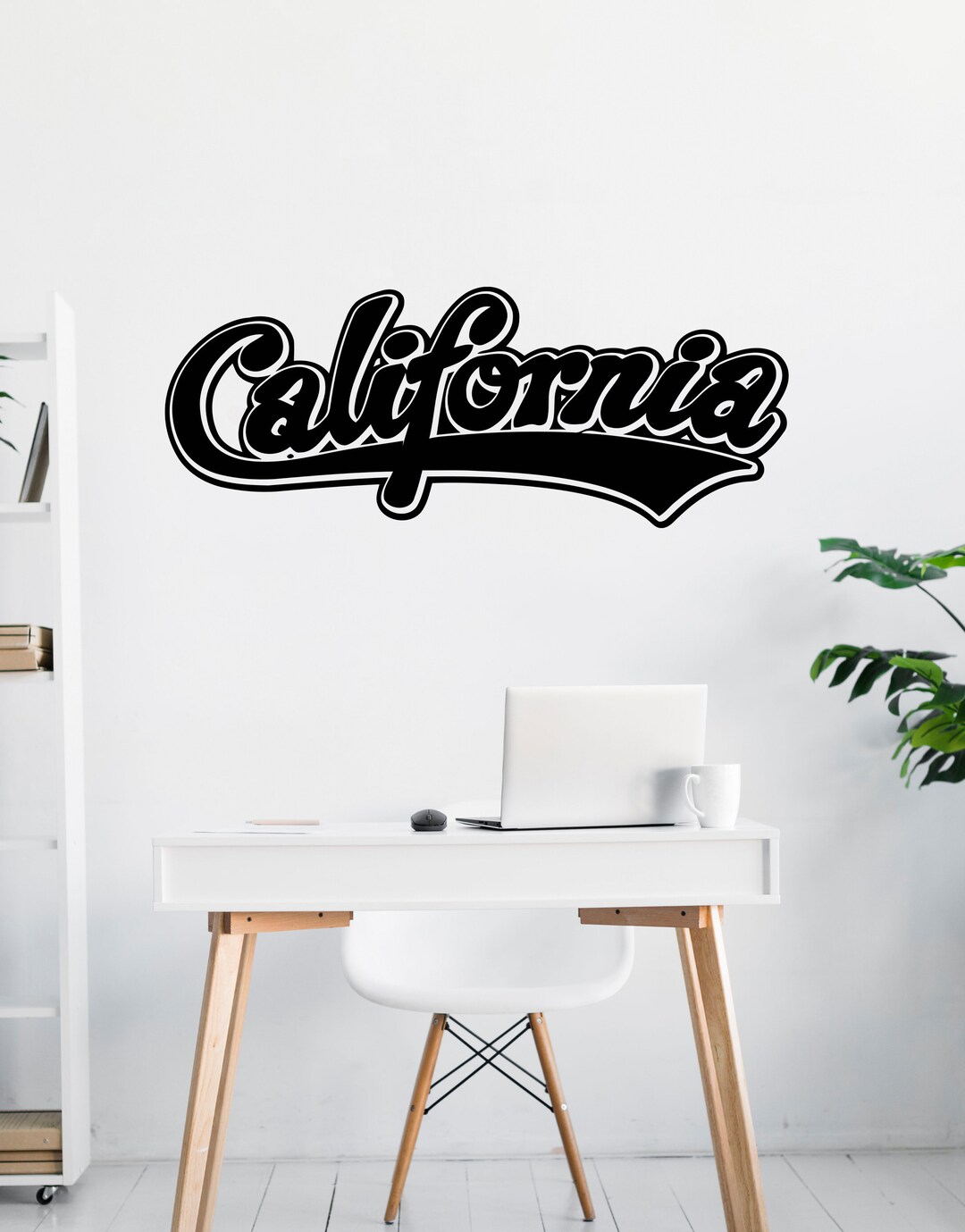 California Name Tag Text Wording Vinyl Wall Decal Sticker. #373 - Etsy